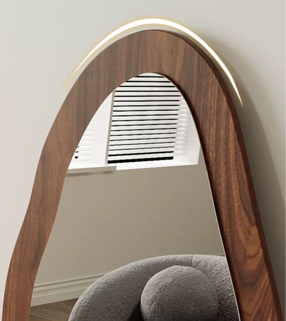 LASELE Modern Irregular Full Length Mirror, Furniture & Home Living ...