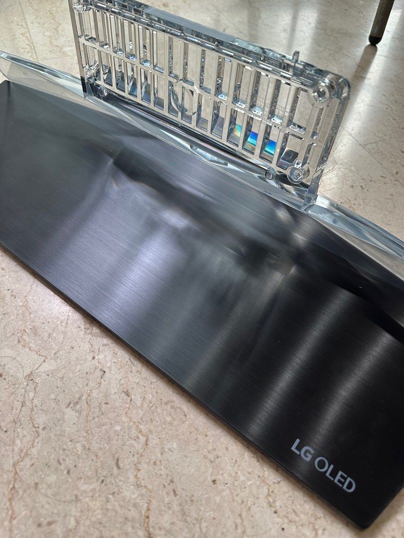 LG OLED 55 inche tv stand, TV & Home Appliances, TV & Entertainment, TV ...