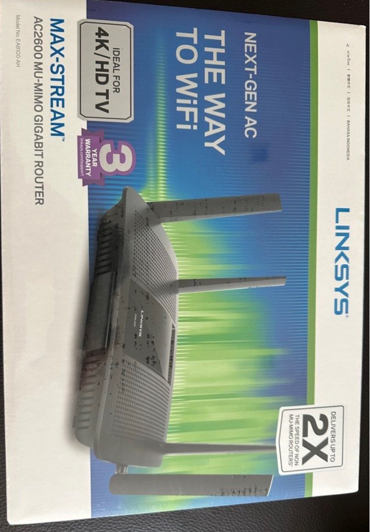 Linksys Max-Stream AC2600 Router, Computers & Tech, Parts & Accessories ...