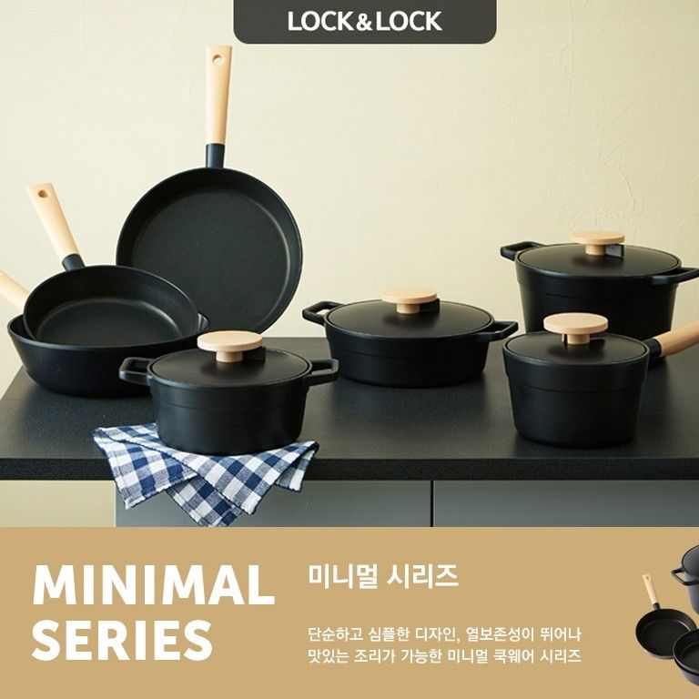 Locknlock 28cm non-stick ceramic coating wok, Furniture & Home Living ...