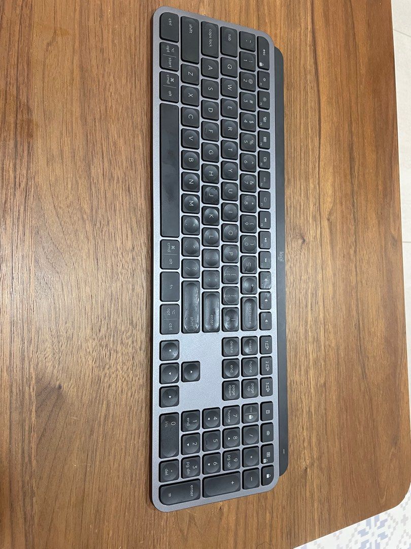 Logitech MX Keys Graphite Keyboard (no box), Computers & Tech, Parts ...