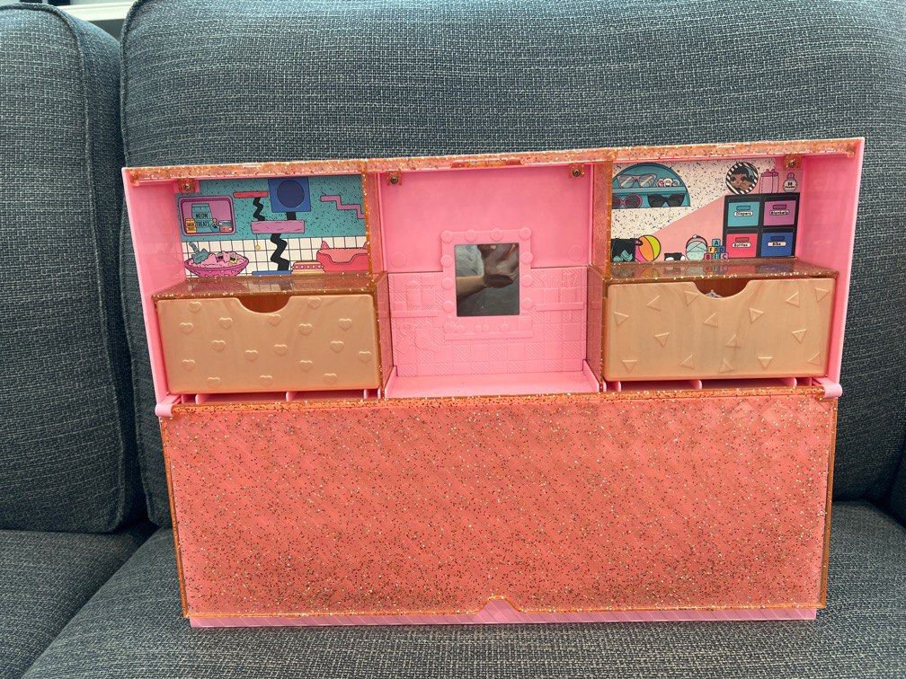 LOL Surprise Pop Up Store Carry Case and Display Doll Stand Playset ...