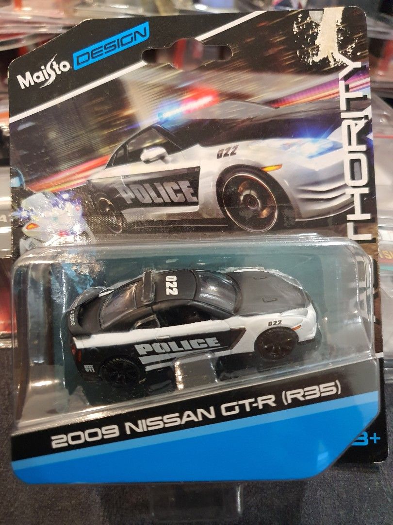 Maisto Design 1/64 Police Series 2009 Nissan GT-R (R35) Police *sporty ...