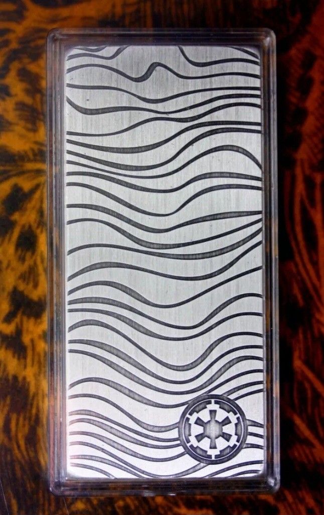 Mandalorian Beskar Bar 10oz Silver 2023 Niue, Hobbies & Toys ...