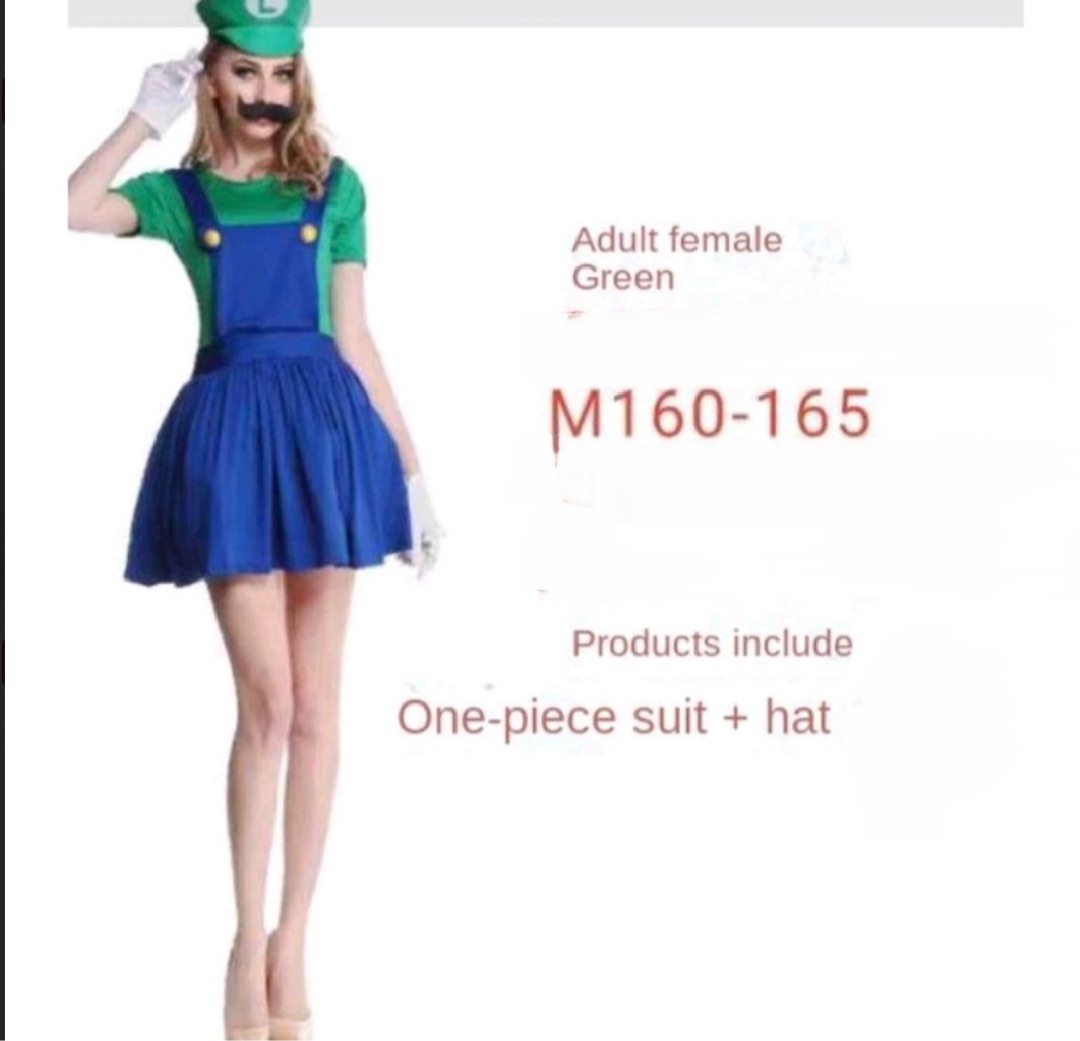 Mario Luigi dress, Women's Fashion, Dresses & Sets, Sets or Coordinates ...