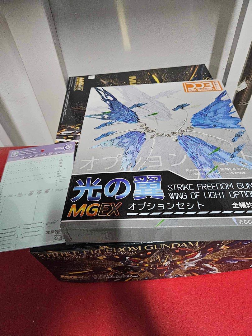 MGEX Strike Freedom Gundam, Wings Of Light, Water Decal Master Grade Extreme Expression, Hobbies ...