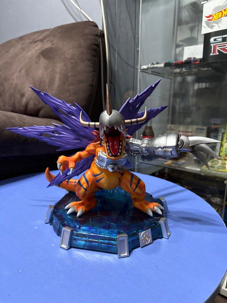 Miman Studio Digital Monster Digimon Metal Greymon Resin Painted Figurine Statue, Hobbies & Toys ...