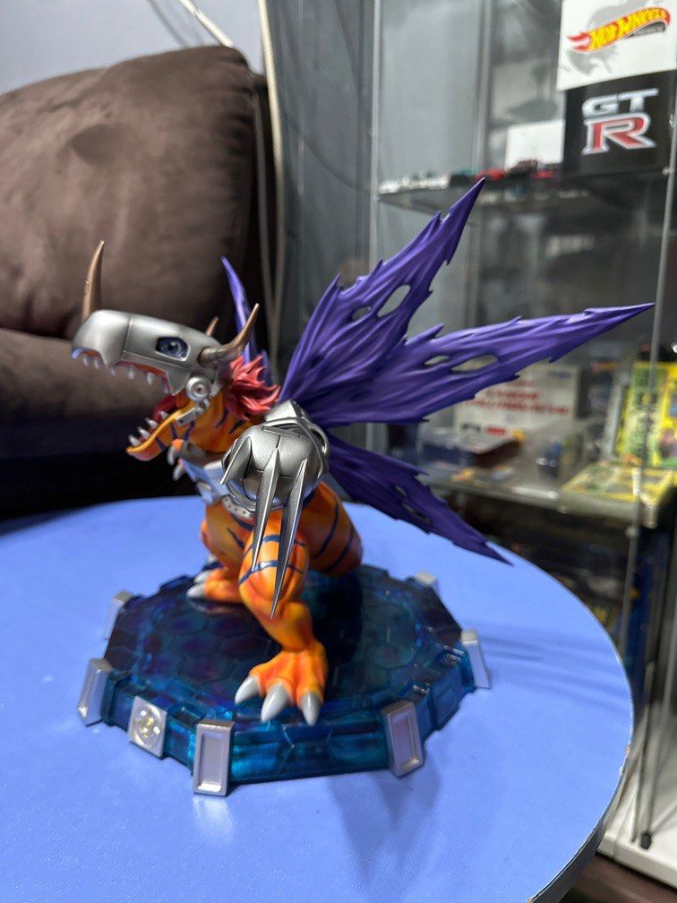 Miman Studio Digital Monster Digimon Metal Greymon Resin Painted Figurine Statue, Hobbies & Toys ...