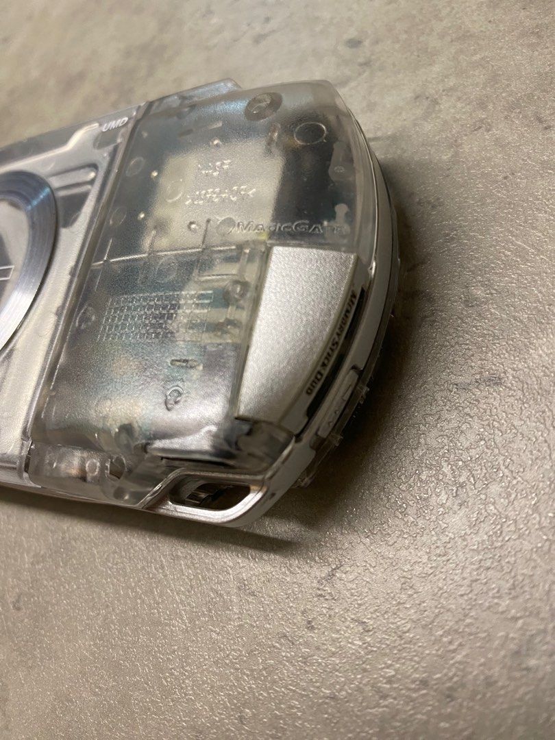 Modded PSP 1000 (TRANSPARENT), Video Gaming, Video Game Consoles ...