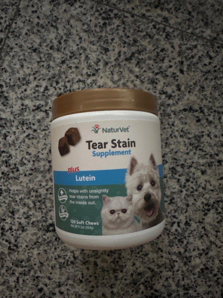 NaturVet Tear Stain Supplement plus Lutein, Pet Supplies, Health ...