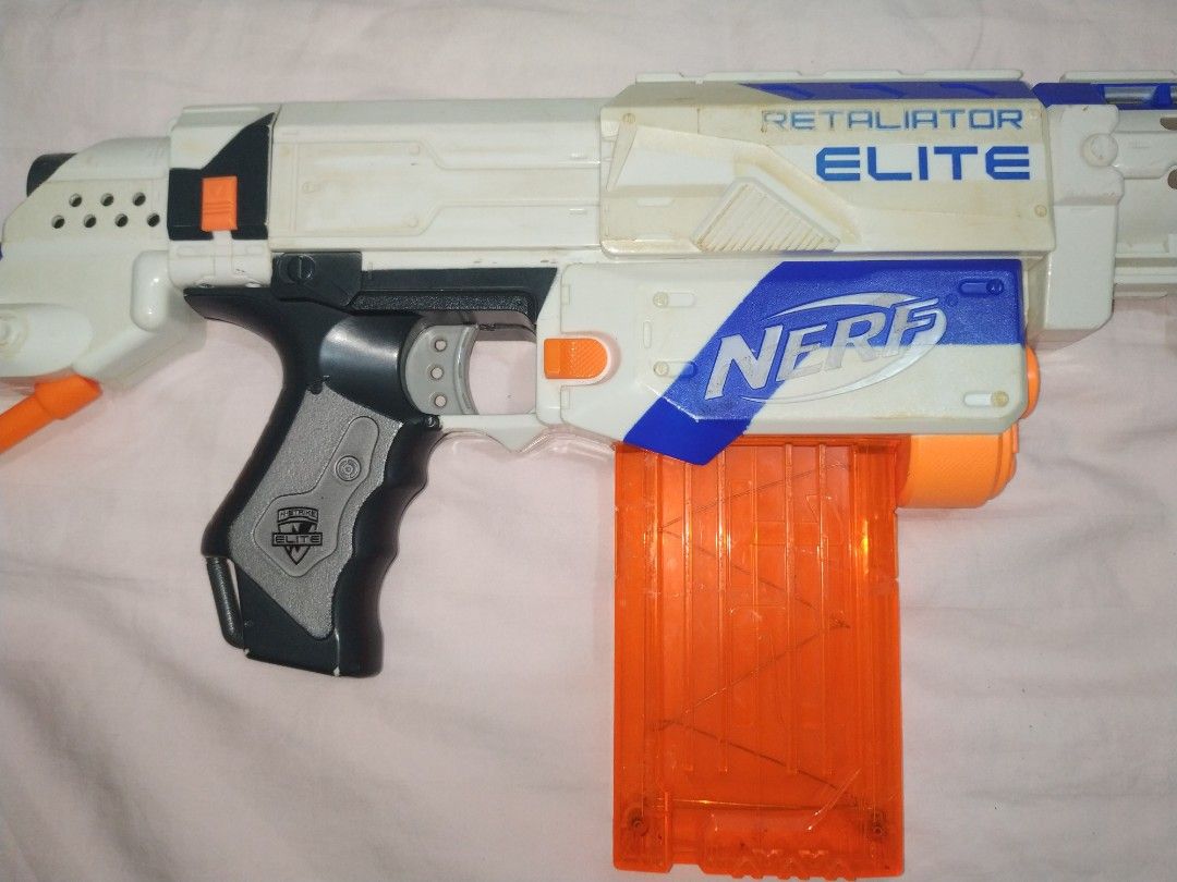 Nerf Elite Retaliator Blaster, Hobbies & Toys, Toys & Games on Carousell