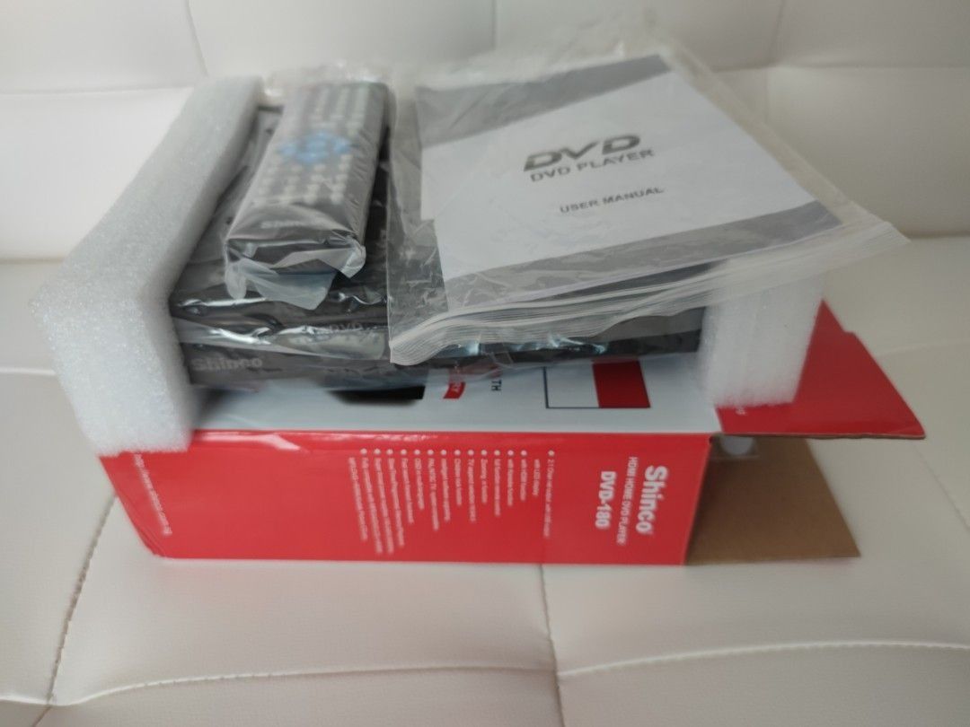 New, open box, SHINCO DVD PLAYER WITH HDMI PORT MULTI-REGION DVD-180 ...