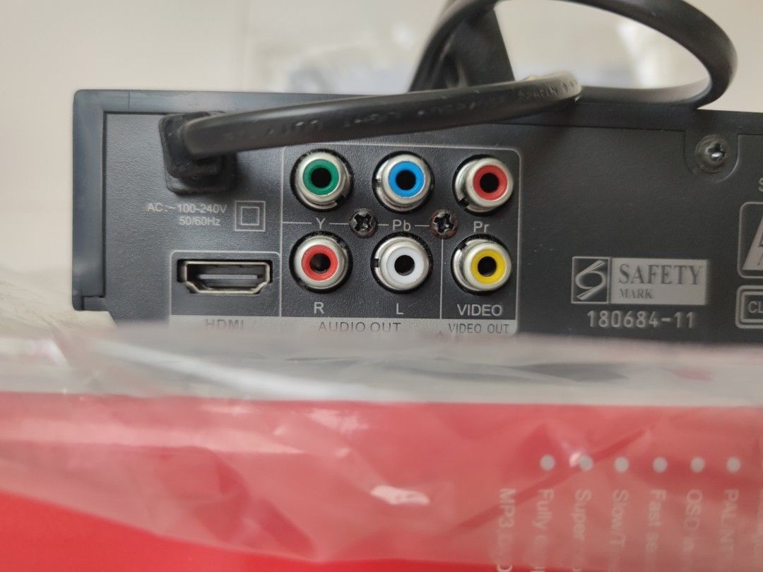 New, open box, SHINCO DVD PLAYER WITH HDMI PORT MULTI-REGION DVD-180 ...
