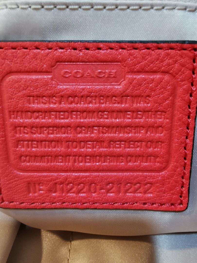 Original Coach red sling back, Women's Fashion, Bags & Wallets, Cross ...