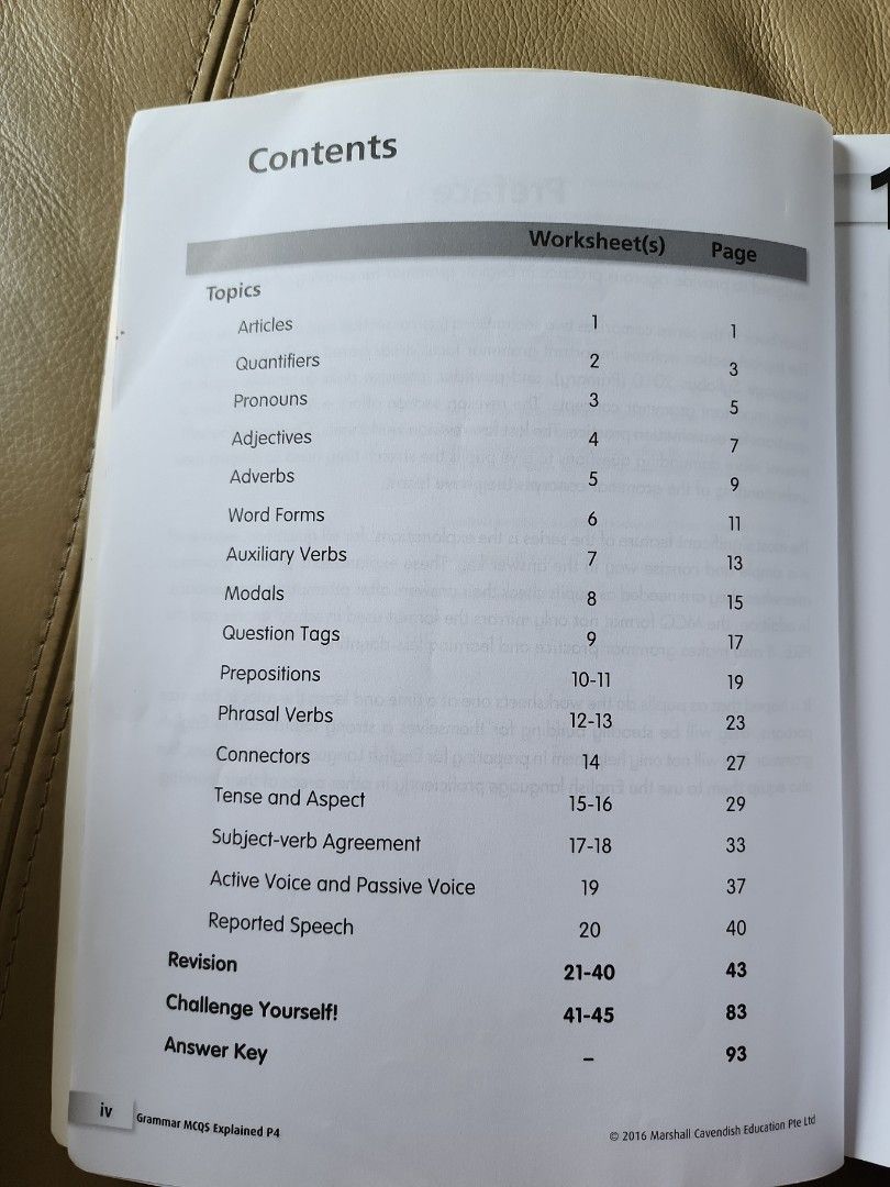 P4 English grammar mcq, Hobbies & Toys, Books & Magazines, Assessment ...