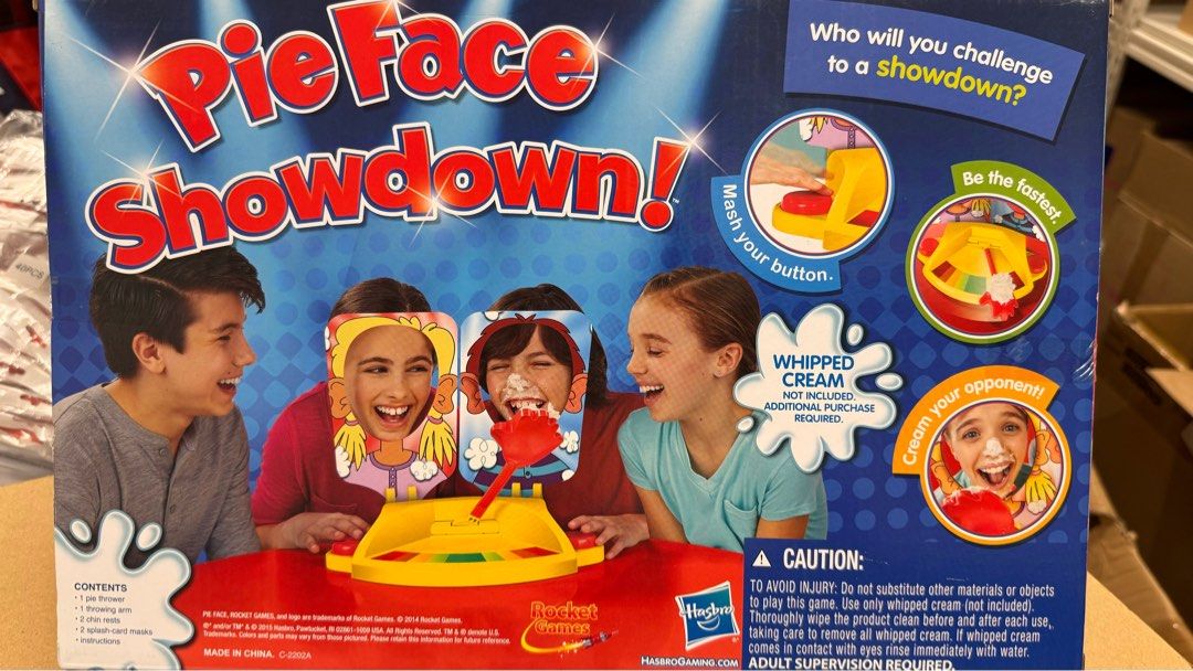 Pieface Showdown, Hobbies & Toys, Toys & Games on Carousell
