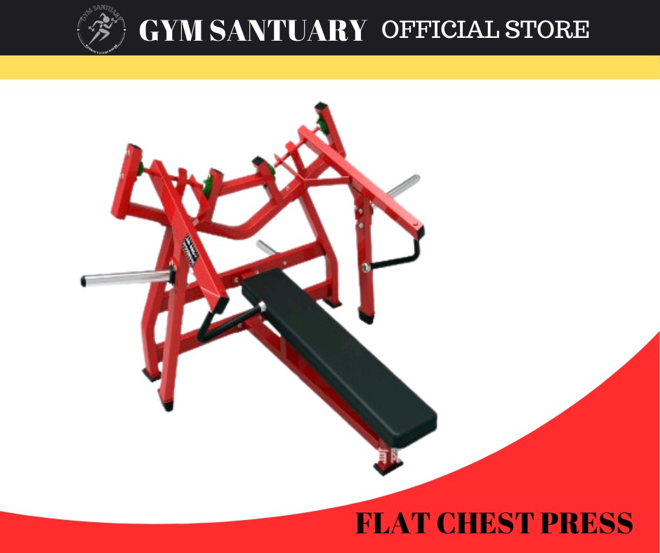 PLATE LOADED FLAT CHEST PRESS, Sports Equipment, Exercise & Fitness ...