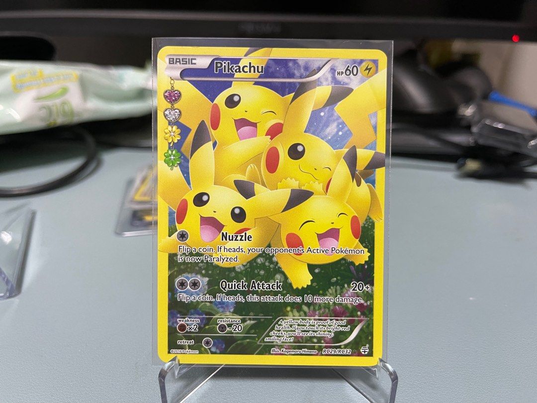 Pokémon Pikachu Trading Card TCG RC29/RC32 Pikachu, Hobbies & Toys ...