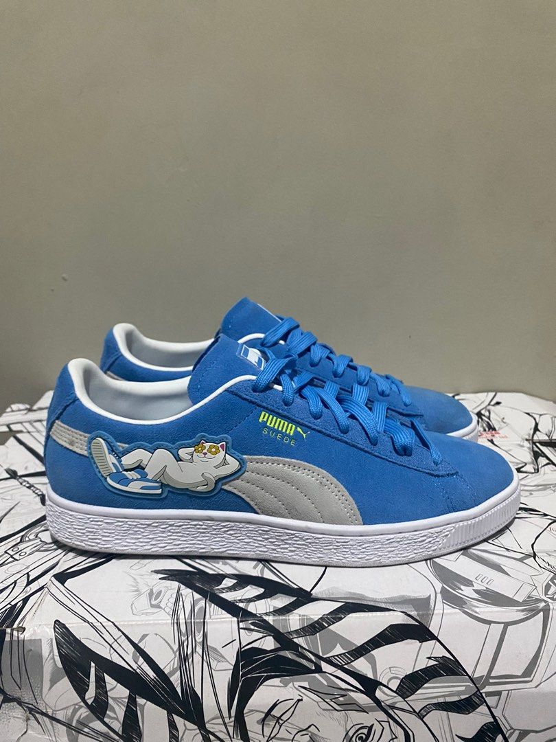 Puma Suede x Ripndip, Fesyen Pria, Sepatu , Sneakers di Carousell