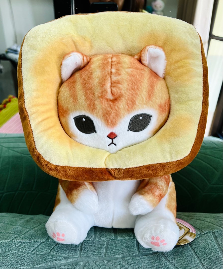 RARE Mofusand Bread Pan Nyan Cat Large Plush, Hobbies & Toys, Toys & Games on Carousell