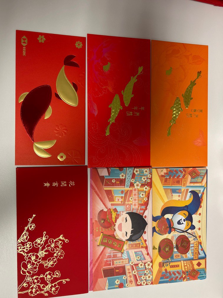 Red Packet 2024 brand new angpao bank, Hobbies & Toys, Stationery ...