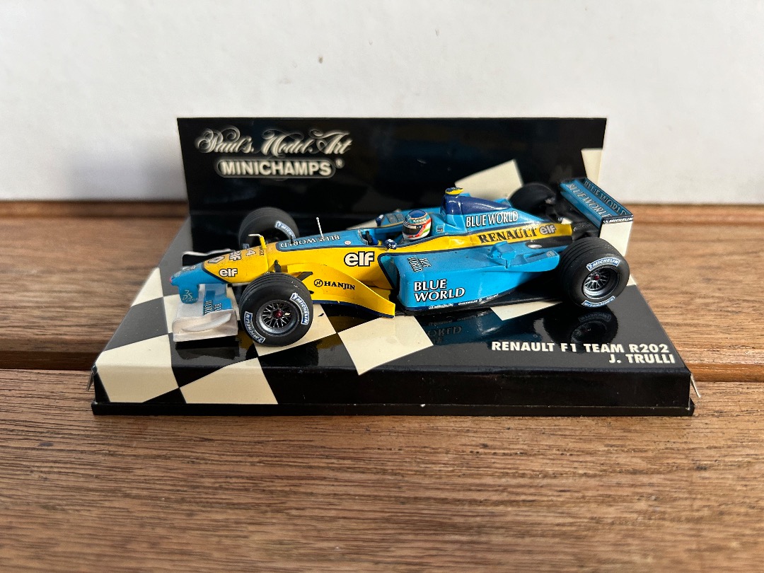 Renault F1 Team R202 - J. Trulli, Hobbies & Toys, Toys & Games on Carousell