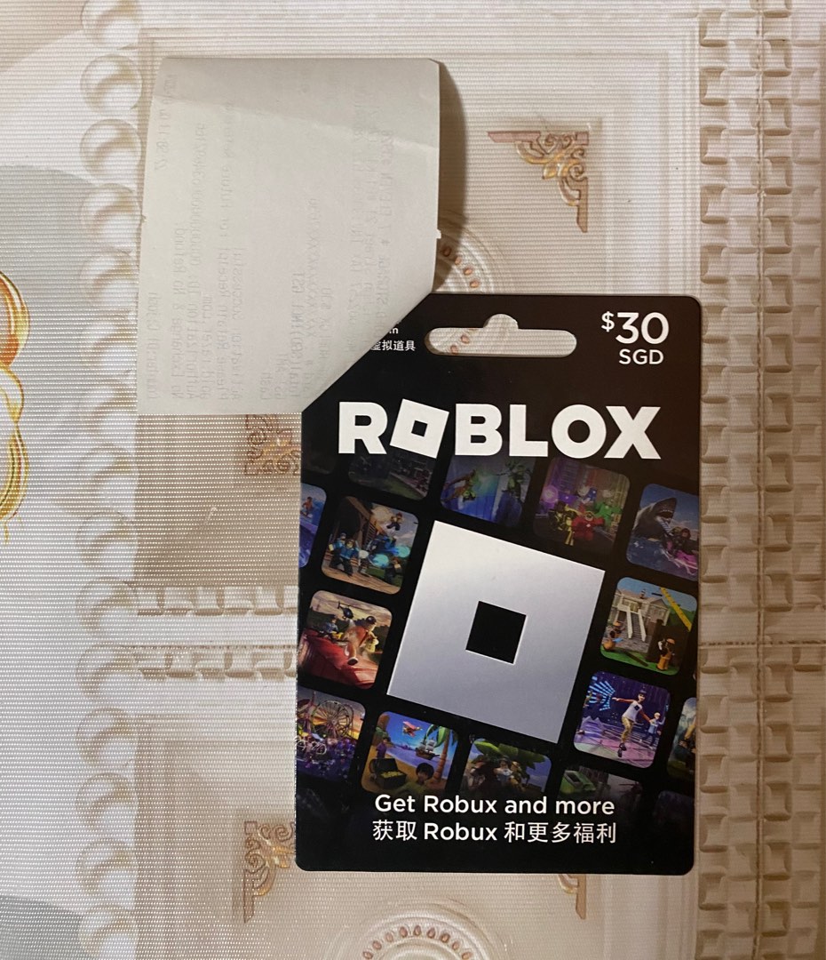 Roblox robux gift card, Hobbies & Toys, Toys & Games on Carousell
