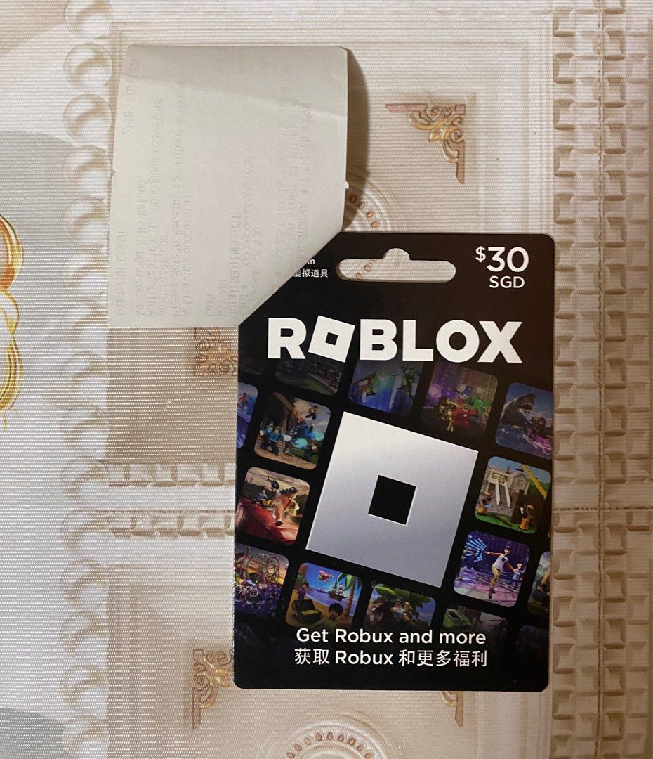Roblox robux gift card, Hobbies & Toys, Toys & Games on Carousell