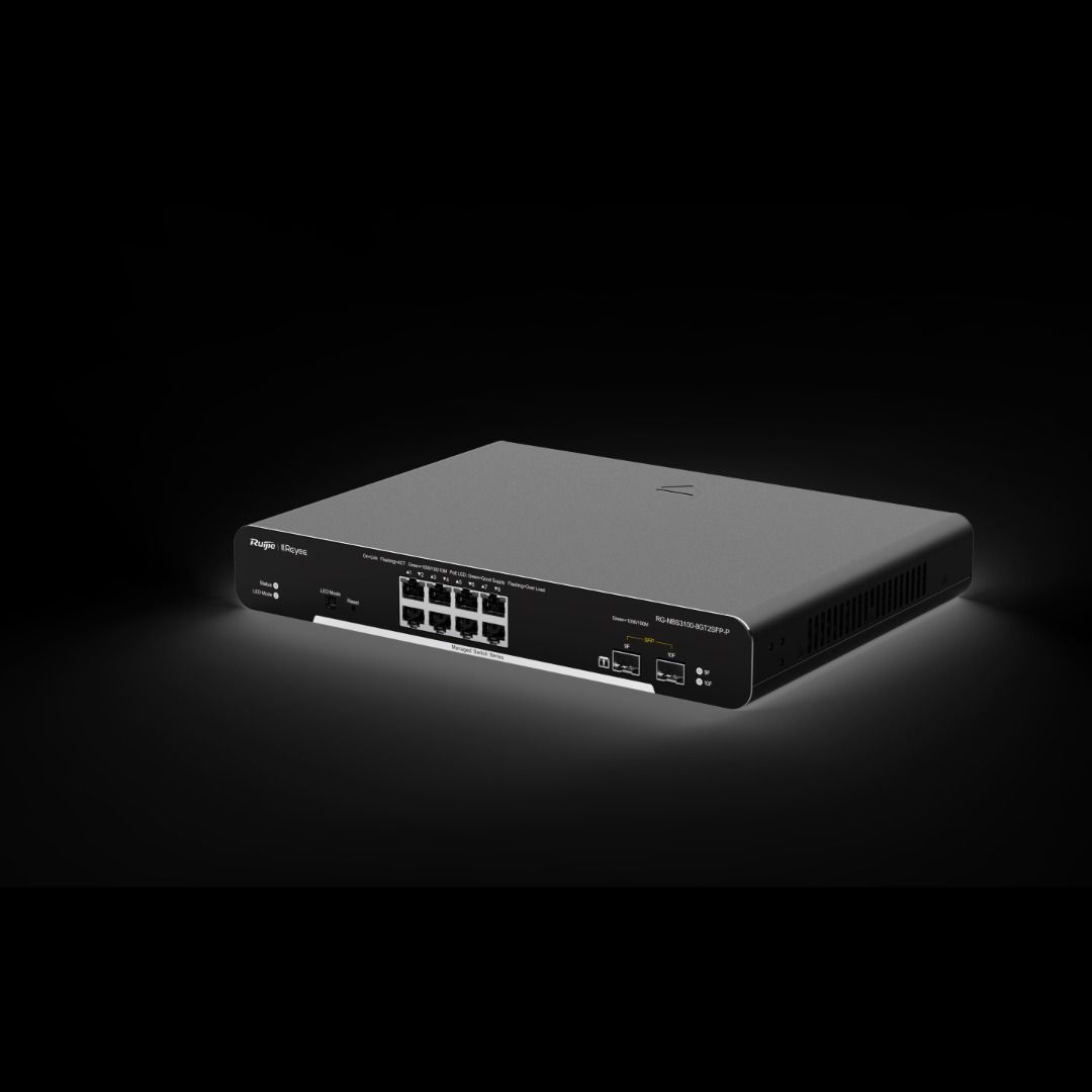 Ruijie Reyee RG-NBS3100-8GT2SFP-P 10-Port Gigabit Layer 2 Cloud Managed ...