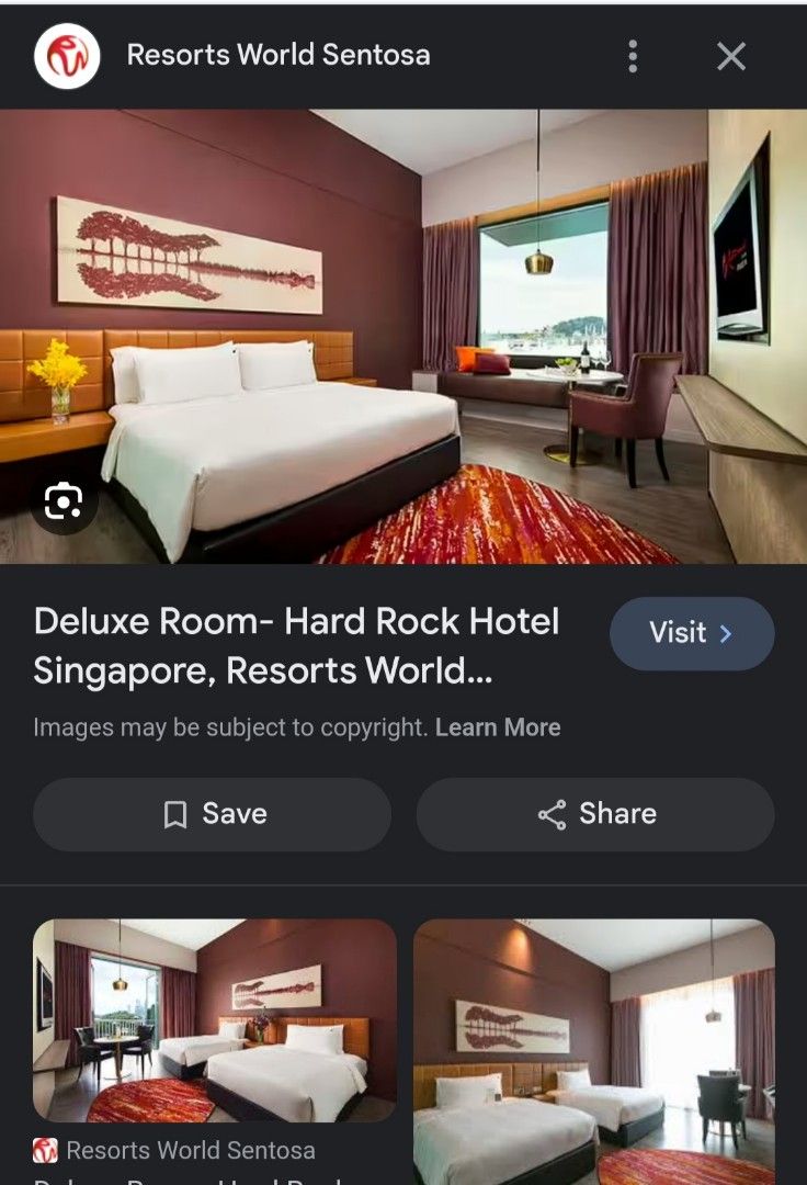 RWS Hard Rock Hotel - Deluxe King, Tickets & Vouchers, Local ...
