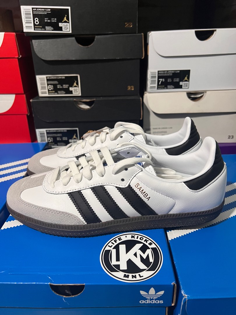 Samba OG White, Men's Fashion, Footwear, Sneakers on Carousell
