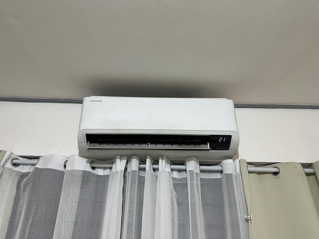 Samsung Inverter Split Type Air Conditioner 1 HP AR09TYHYEWKNTC, TV ...