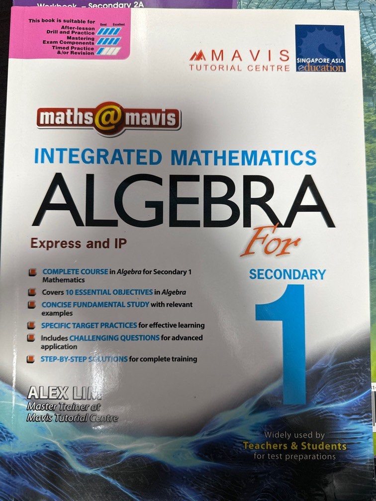 Sec 1 Math algebra assesment book, Hobbies & Toys, Books & Magazines ...