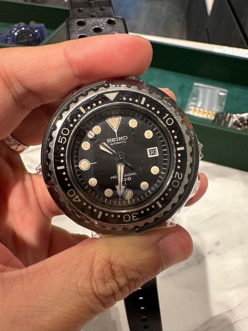 Seiko Divers 600m 6159-7010 Tuna, Luxury, Watches on Carousell