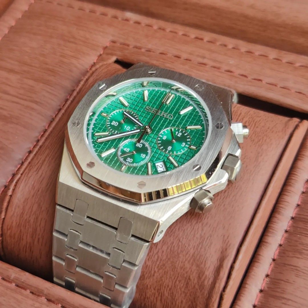 Seiko Mod Custom AP Chrono, Men's Fashion, Watches & Accessories ...