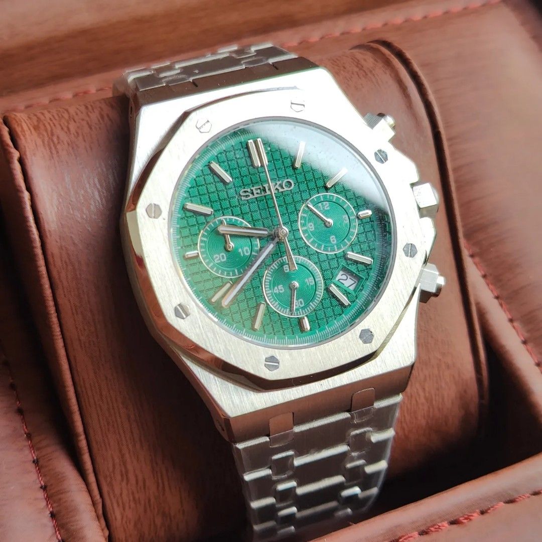 Seiko Mod Custom AP Chrono, Men's Fashion, Watches & Accessories ...