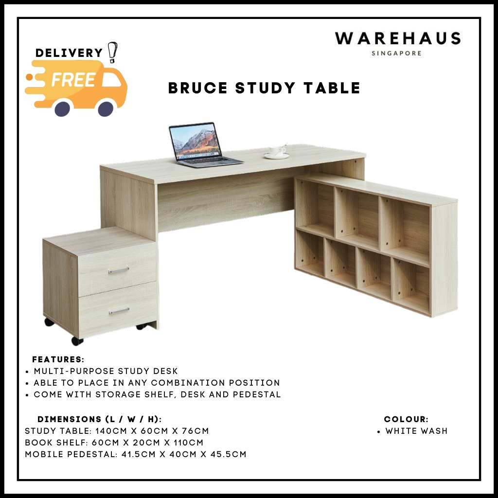 Study table, Furniture & Home Living, Furniture, Tables & Sets on Carousell