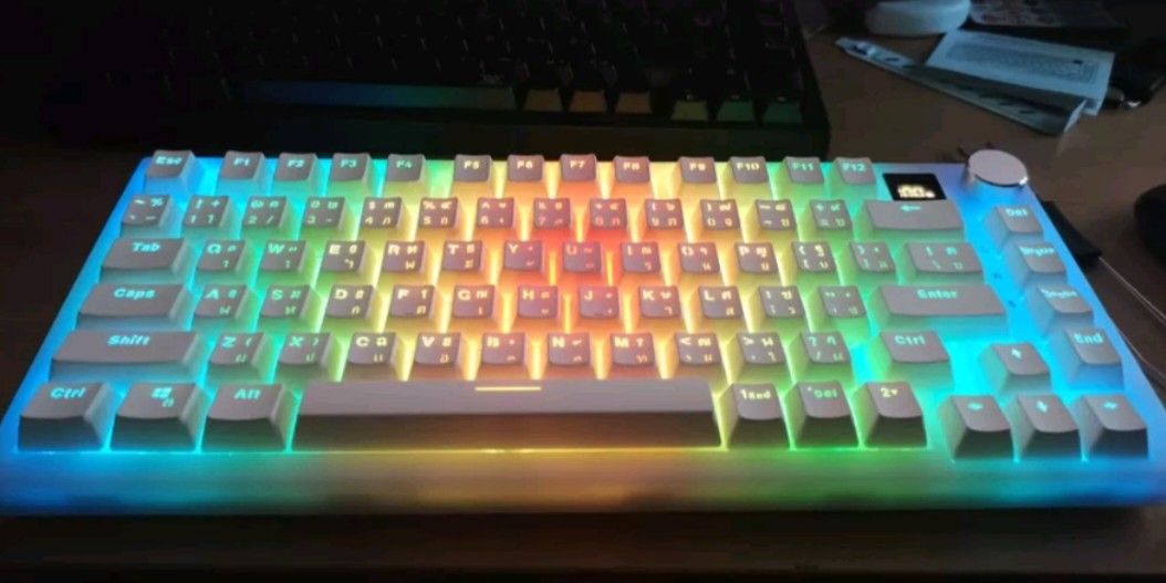 Super creamy and thocky high end wireless custom mechanical keyboard ...