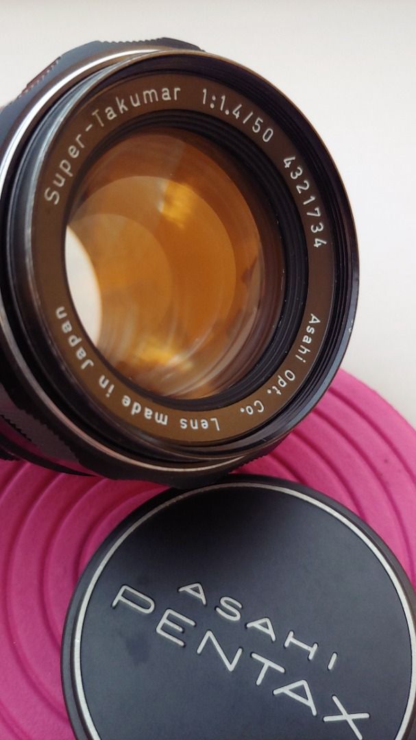Super Takumar 50mm 1.4 with a late serial number 4 million series ...