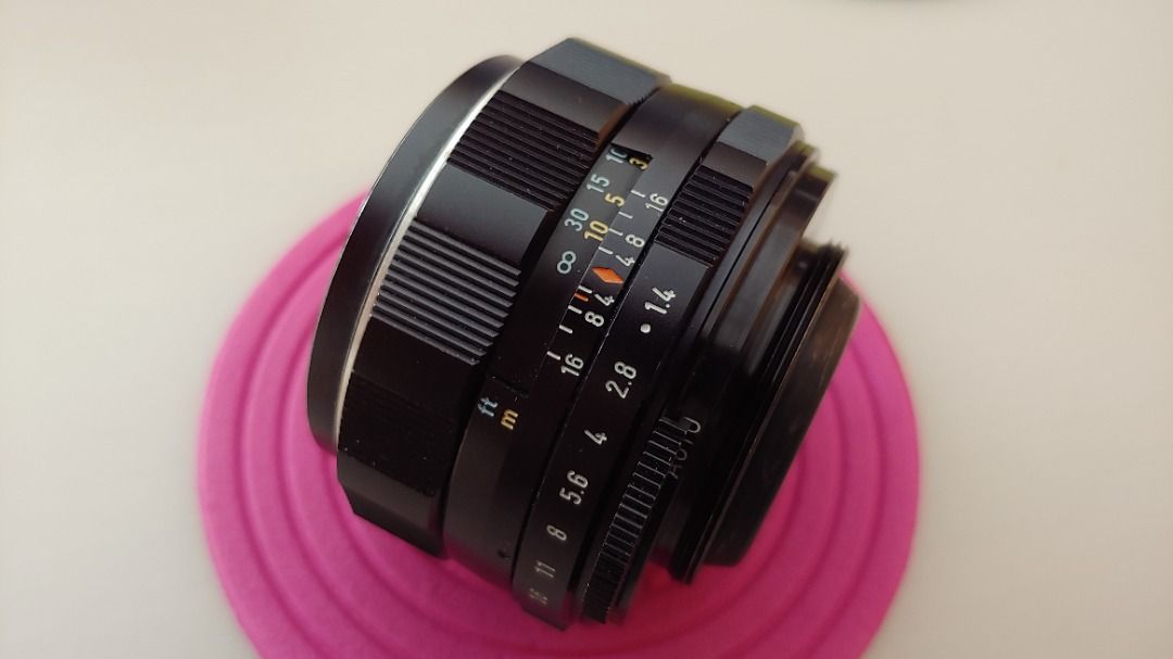 Super Takumar 50mm 1.4 with a late serial number 4 million series ...
