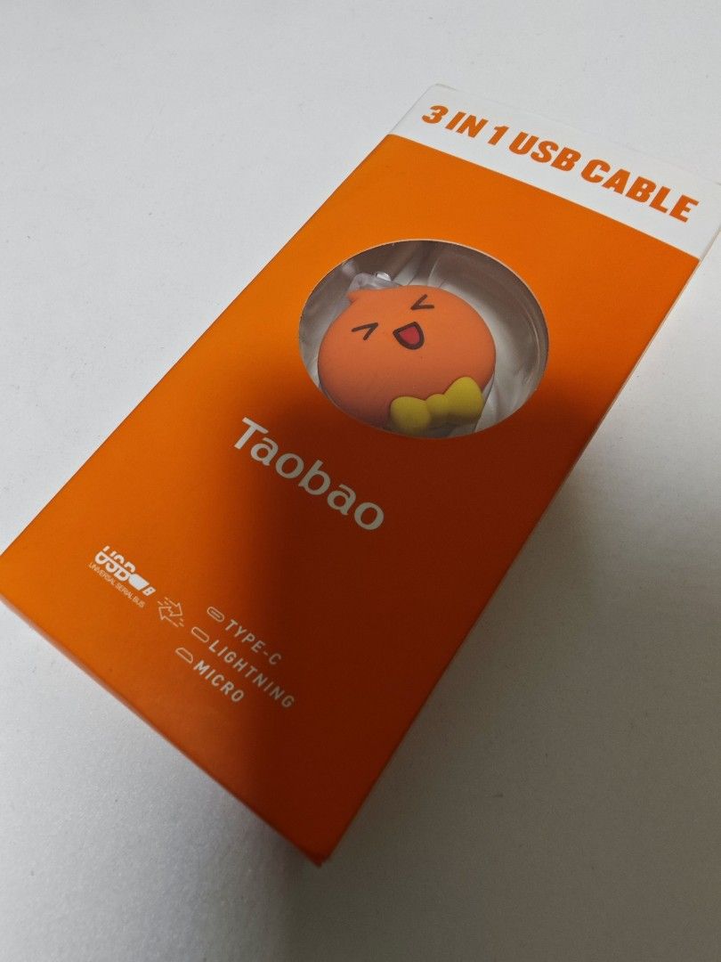 Taobao 3 in 1 USB cable (Free normal mail), Mobile Phones & Gadgets, Mobile & Gadget Accessories ...
