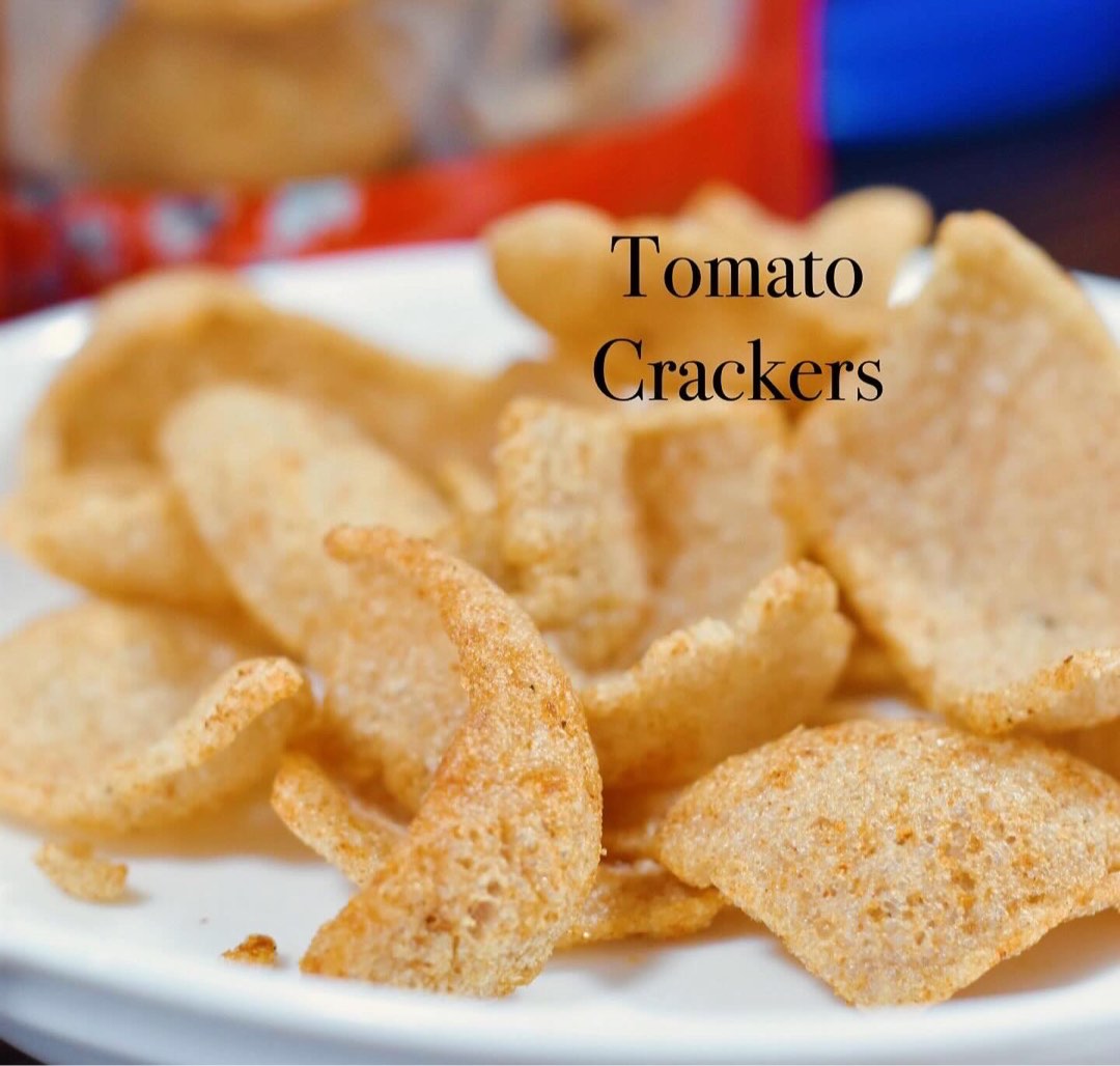 Tomato Fish Crackers, Food & Drinks, Local Eats on Carousell