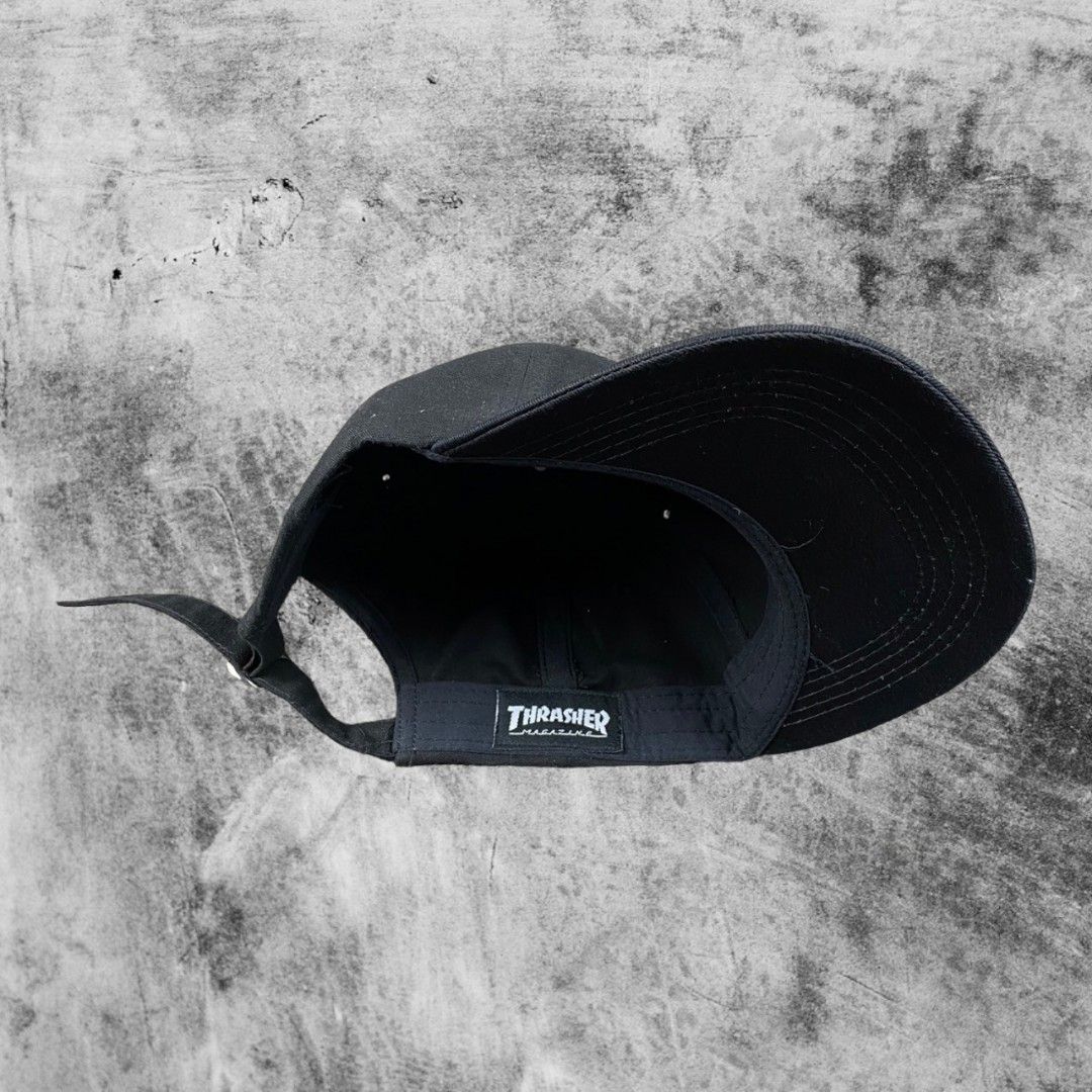 Topi Thrasher Logo Hitam, Fesyen Pria, Aksesoris, Topi di Carousell