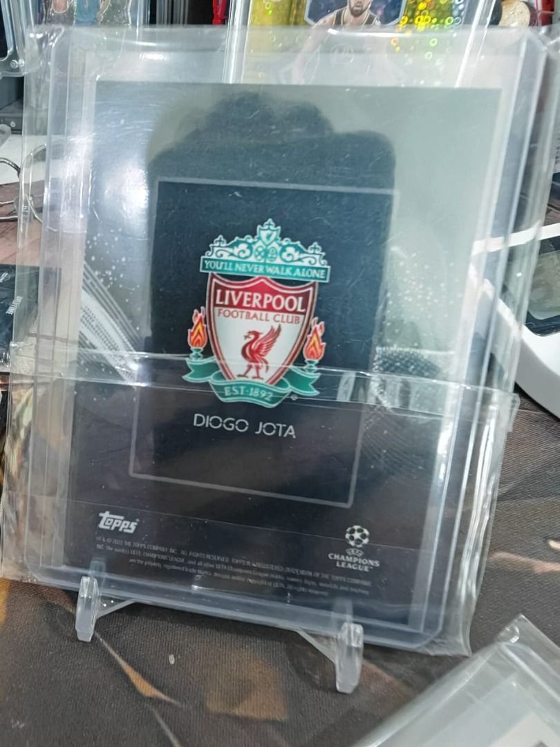 Topps UCL Knockout 2022 Diogo Jota Liverpool FC auto, Hobbies & Toys ...