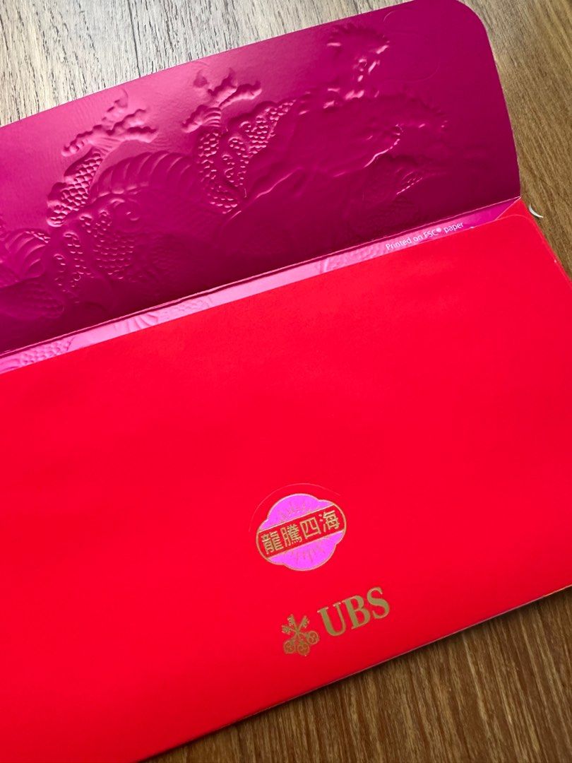 UBS Red Packet 2024, Hobbies & Toys, Stationery & Craft, Other ...