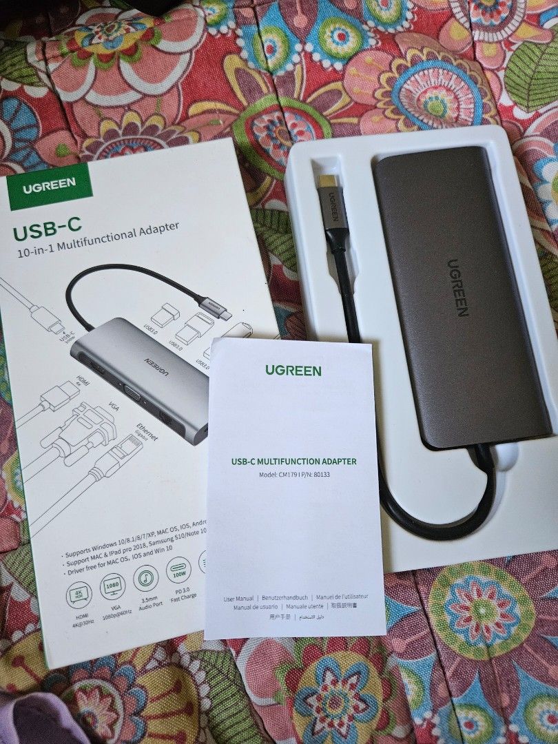 UGreen USB-C 10-in-1 Multifunctional Adapter, Mobile Phones & Gadgets ...