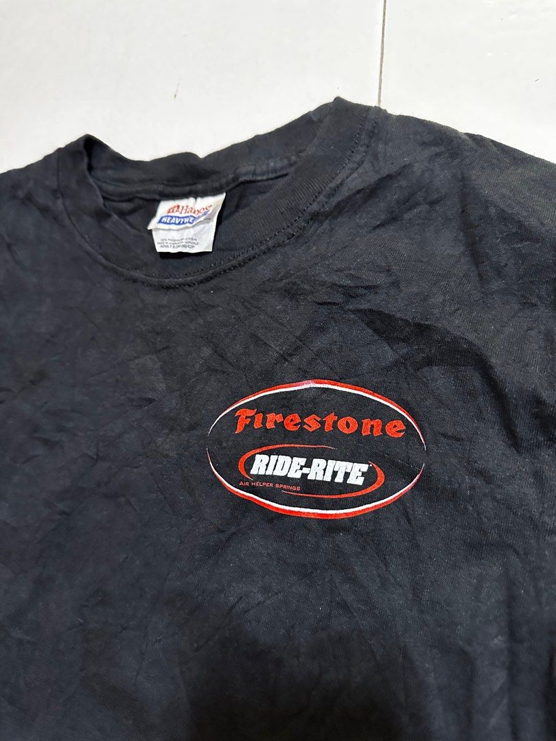 Vintage Firestone Racing Tshirt, Women's Fashion, Tops, Shirts on Carousell