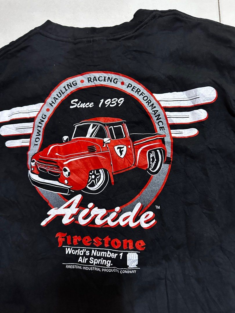 Vintage Firestone Racing Tshirt, Women's Fashion, Tops, Shirts on Carousell