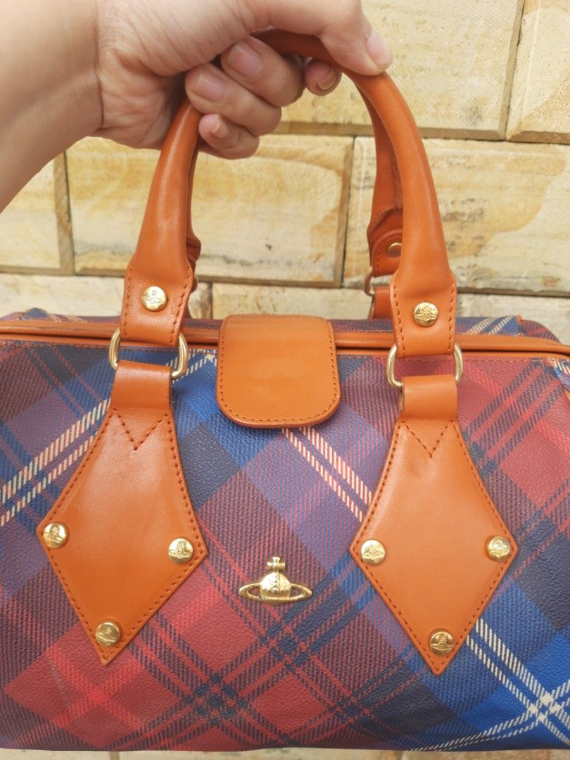 Vivienne westwood bag leather RARE BAG, Barang Mewah, Tas & Dompet di Carousell