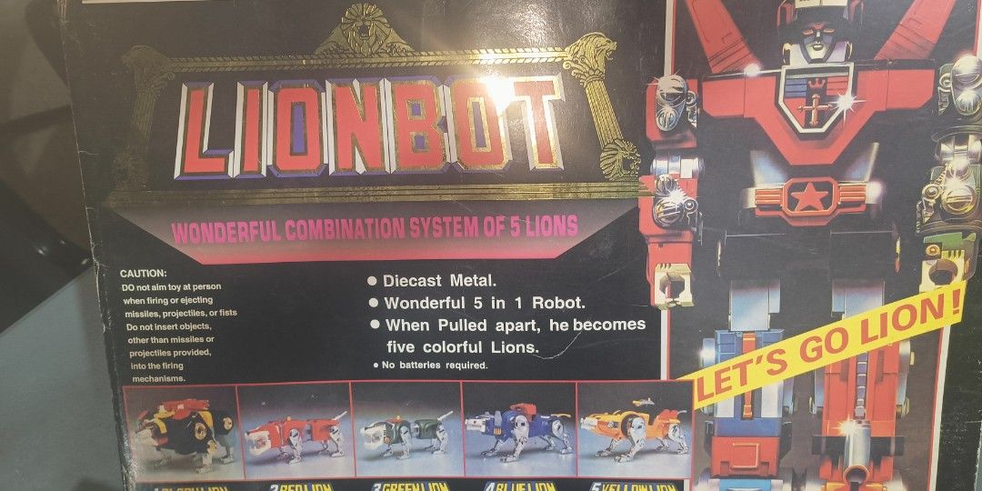 Voltron Lionbot, Hobbies & Toys, Toys & Games on Carousell